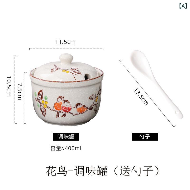 陶磁器 調味 缶 セット 釉薬 下 彩 中国 式 食塩 厨房 創意 調味 料 箱 蓋 付き シングル 調味 料 箱輸入ですか: いいえ材質: セラミックス詰め調味料タイプ: 固形調味料産地: 潮州特許はありますか: なし仕様: 花鳥-調味缶...