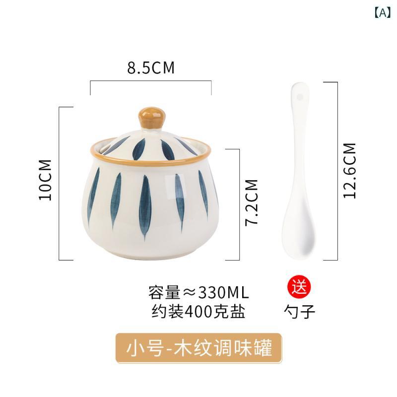 中国 式 調味 料 缶 陶磁器 調味 料 缶 セット 釉薬 下 彩 手描き 缶 蓋 付き スプーン 唐辛子 油 缶 キッチン 塩 缶ブランド: みかんの風物輸入ですか: いいえ貨物番号: Pdca 019材質: セラミックス詰め調味料タイプ...