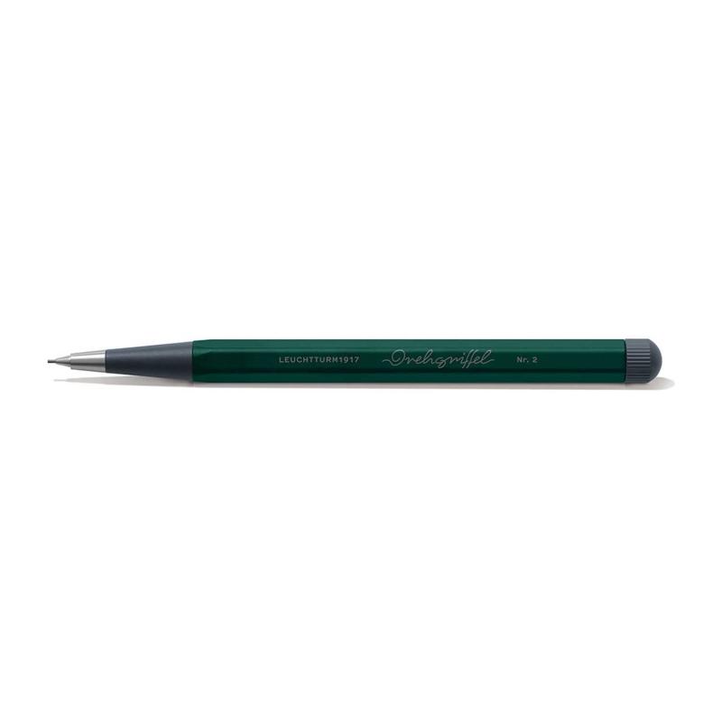 LEUCHTTURM1917 - Drehgriffel シャープペンシル - 詰め替え可能ライティングスタイラス 0.7mm HBグラファイト鉛 (フォレストグリーン)【特徴的な筆記具】 1920年代のドレグリフェルが復活したレトロスタイ...