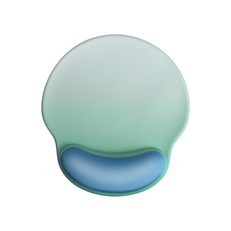 マウスパッド リストレスト一体型 手腕サポート マウスマット ハンドレスト付き 腕置き ゲル充填 快適 手触り良い 人間工学 滑り止め オフィス/ホーム用 可愛いグラデーションカラー 24x21cm【グラデーションカラー】きれいなグラデーシ...