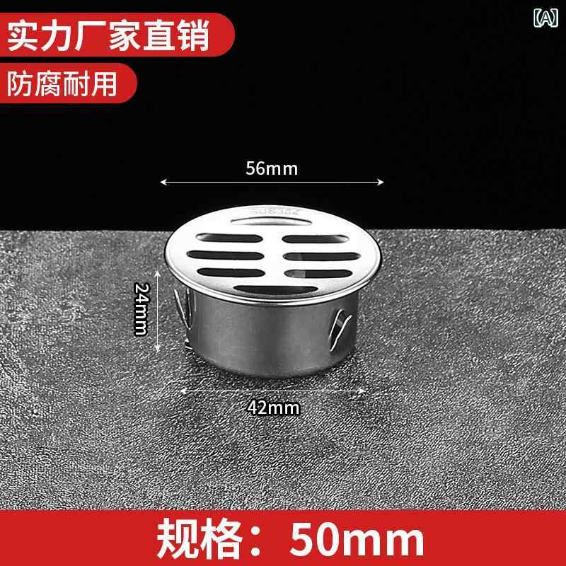 厚い 304 ステンレスの カード 式の 地面は ベランダの 天台の 下の 水道 管を 漏らします。認証: なし貨物番号: ZTPMDL一般納税者ですか: はいタイプ: 普通の床漏れ加工カスタム: いいえ水封じ高さ: 0ブランド: 近佳仕様...
