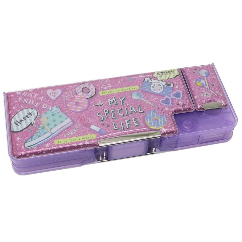 MY SPECIAL LIFE[筆箱]両面開きソフトペンケース/2018SS クラックス 女の子向け 文具 グッズ 通販