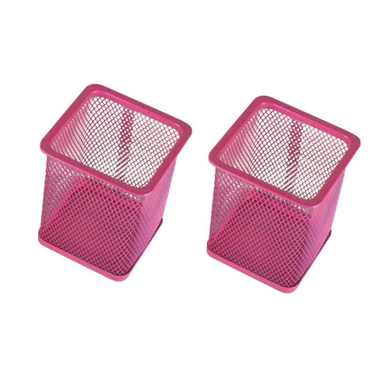 SEWACC 鉛筆の入れ物 オフィス メッシュ ペンスタンド 筆箱 デスク用ペンホルダーオーガナイザー 机 美的ペンケース 鉛筆ケース 保有者 ペン入れ Silver鉛筆ホルダー - な鉛筆ホルダー化粧品やその他の小物を入れるのにも使えます...