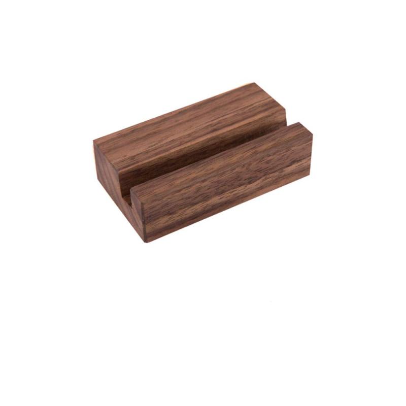 3SLIFE 名刺スタンド 木目名刺立て ビジネス名刺ホルダー 卓上メモ 写真 カード立て 携帯ホルダー 名刺入れ 名刺ケース 木製 木製カードケース