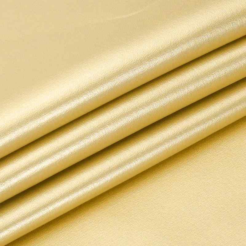 PATIKIL 29x17x0.03"PUレザーブッククロス 柔らかいカラードフォーカウハイドグレインPUレザーシート ブックバインディング クラフト 裁縫用 明るい金色仕様：サイズ：74x43cm / 29x17"（縦...