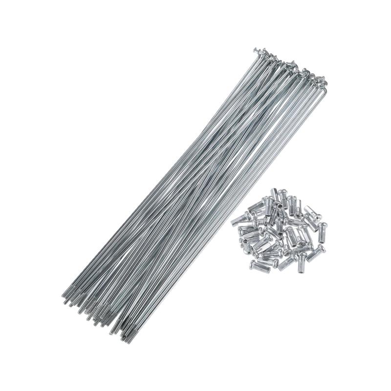 A ABSOPRO 14G Jベンド自転車用スチールスポーク205mm 8.07" サイクルスポーク（36本セット）交換用 - スポークの長さはリム、ハブ、編み方によって異なります。したがって、私たちはこれについての提案はありませ...