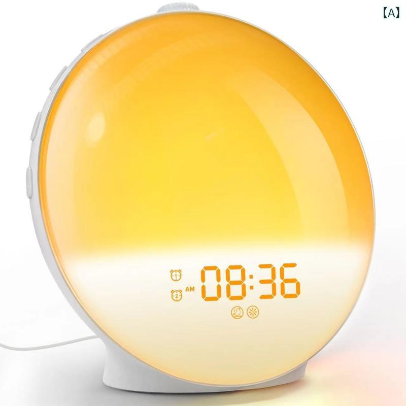 覚醒 灯 日の出 目覚まし 時計 時間 雰囲気 灯 自慢 rgb 夜 灯 白 乾燥 音 fm ラジオ 同伴 睡眠 児童 灯ブランド: その他仕様: 覚醒灯1世代半スクリーン自慢標準アダプターなし,覚醒灯1世代半スクリーン自慢標準ヨーロッパ規...