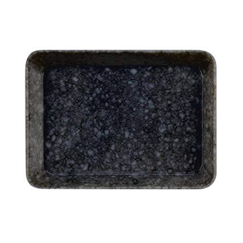 デスクトレイ（S） ブラック [DB063]サイズ：幅15.5 × 高さ2.0 × 奥行11.5 (cm)素材：メラミン生産：中国パッケージ：なし