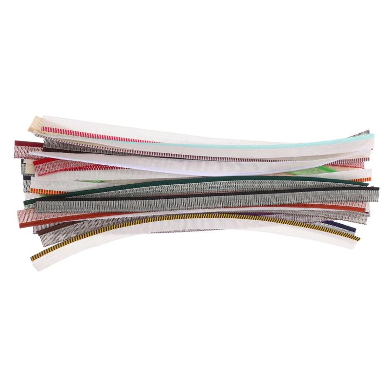 Abaodam 製本用品 48個セット 製本ヘッドバンド 綿製製本布 30インチ 長さ調整可能 ブックバンド Diy製本キット 本の修理用多彩なカラーバリエーション：48種類の製本ヘッドバンドが揃っており、多様な製本プロジェクトや装飾ニーズ...