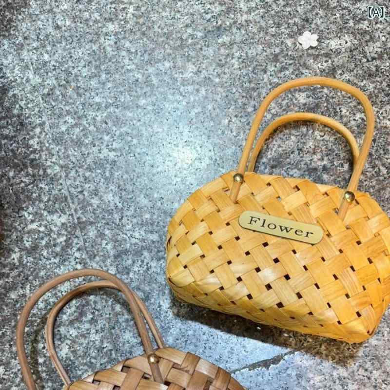ピクニック バスケットの 小さい バスケットの 木 編みの バスケットの 収納 かごの 円形の 大きい サイズの 台所は 果物の 卵の 収納箱の 藤 編みを 編みます。ブランド: いいえ輸入するかどうか: いいえ材料: 木材適用範囲: 薬,...