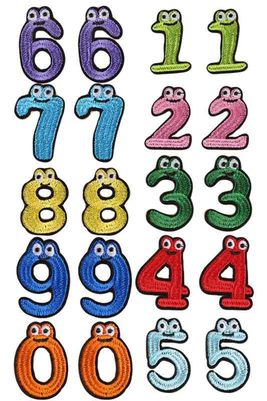 8Rabbit ワッペン アップリケ アイロン 数字 20枚セット 男の子 女の子 おしゃれ 名札 名札つけ🍀【 嬉しいフルセット 】0から9までそれぞれ2個ずつ揃った可愛い数字のワッペンです。🍀【 可愛いデ...