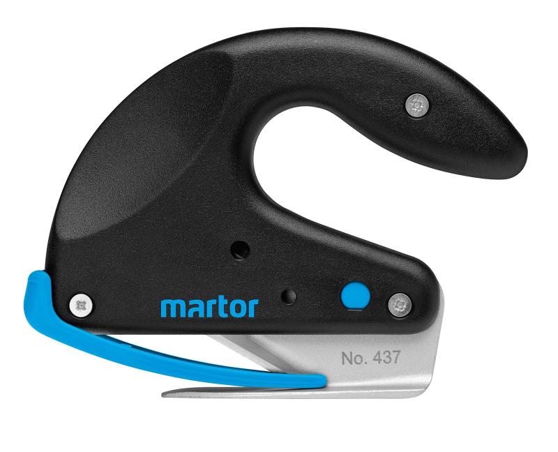 martor シートカッター SECUMAX OPTICUT PUSH 437全長(mm)：113適合替刃：37040、13730、83730刃厚(mm)：0.4本体:プラスチック刃：合金工具鋼