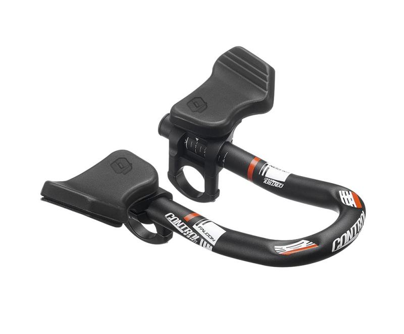 ControlTech TTH-14 Falcon Mini Clip-On Bike Aerobars for TT/Triathlon, Red, ST1846- A set of light, aerodynamic compact ...