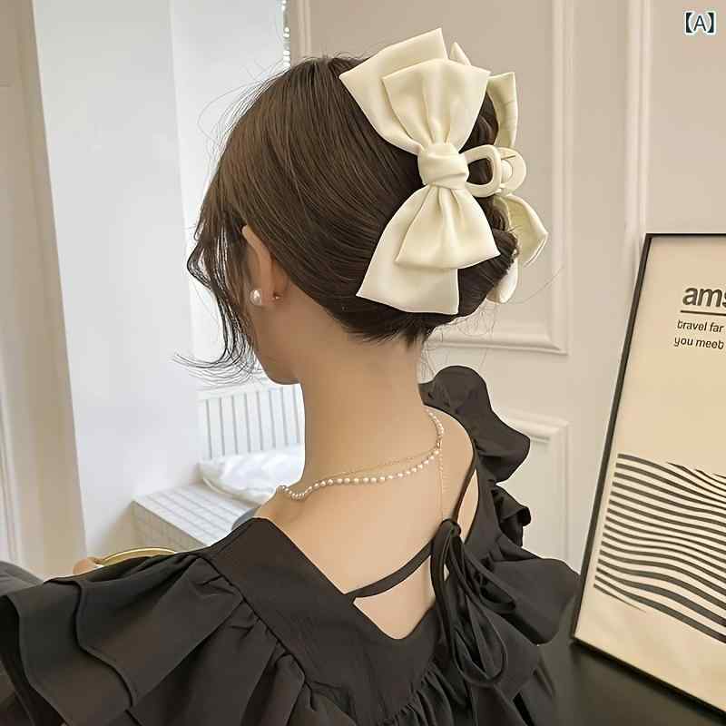 超 可愛い大きな リボン 付き プリンセスヘアクリップ、 逃亡 中の プリンセスヘアピン、 後頭部 用 スイートシャーククリップ、 ヘア アクセサリー材質: 生地貨物番号: Fj00273ブランド: なし処理プロセス: 手作りヘアクリップの...