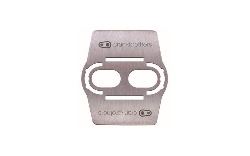 [クランクブラザーズ] CRANKBROTHERS ペダルパーツ シューシールドSPD2ホールシューズに対応。シューズのソールがペダルのウイングでキズ付けられるのを防止。ステンレススチール製。
