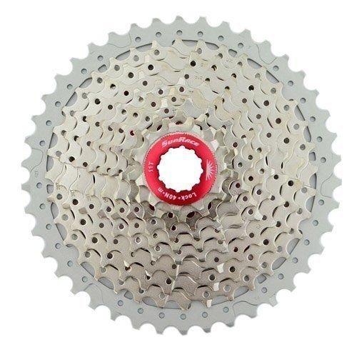SunRace CSMX3 Wide Ratio Cassette 11-42T, 10 Speed, Silver #XTE138310-speed (Wide Ratio)11-13-15-18-21-24-28-32-36-42T C...