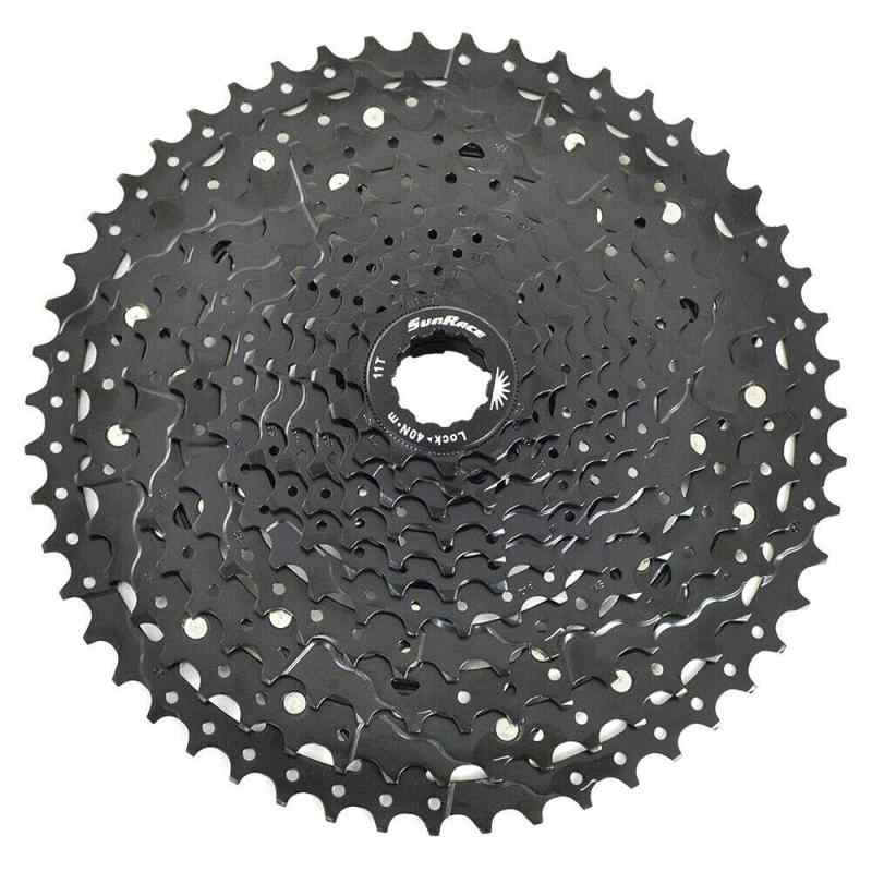 SunRace CSMS8 Wide Ratio Cassette 11-51T, 11 Speed, Black, ST1877- 11-13-15-18-21-24-28-33-39-45-51T Cogs- 11-13-15-18-2...