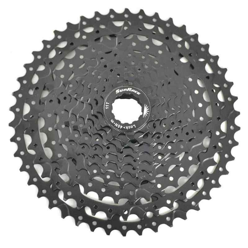 SunRace CSMS3 Wide Ratio Cassette 11-46T , 10 Speed , Black , ST1879- 10-speed Wide Ratio- 11-13-15-18-21-24-28-34-40-46...