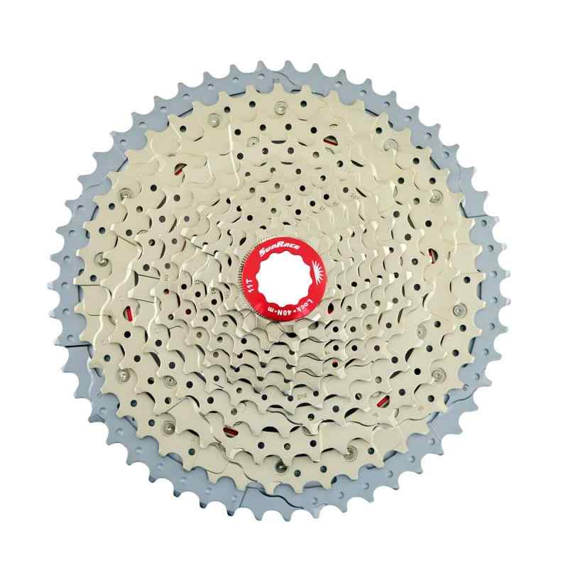 SunRace CSMX8 Wide Ratio Cassette 11-51T, 11 Speed, Silver, ST2465-N- 11-speed (wide Ratio)- 11-13-15-18-21-24-28-33-39-...