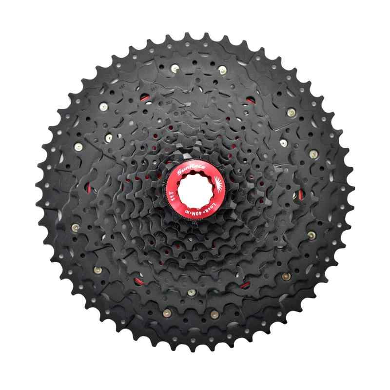 SunRace CSMX8 Wide Ratio Cassette 11-51T, 11 Speed, Black, ST2464-N- 11-speed (wide Ratio)- 11-13-15-18-21-24-28-33-39-4...