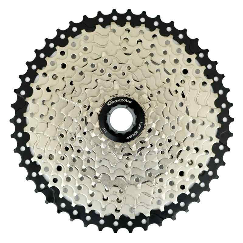 Geardrive GM11-6 Wide Ratio Cassette 11-46T, 11 Speed, GD2586- Massive gear ranges- Smooth stage tooth configuration- Fl...