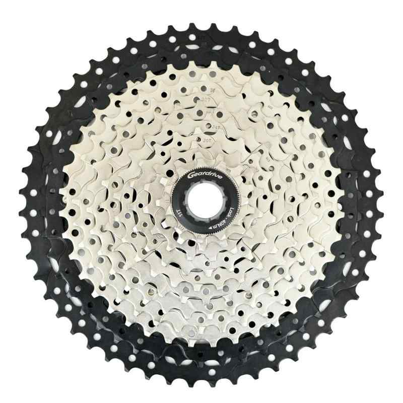 Geardrive GM11-8 Wide Ratio Cassette 11-52T, 11 Speed, GD2588- Massive gear ranges- Smooth stage tooth configuration- Fl...