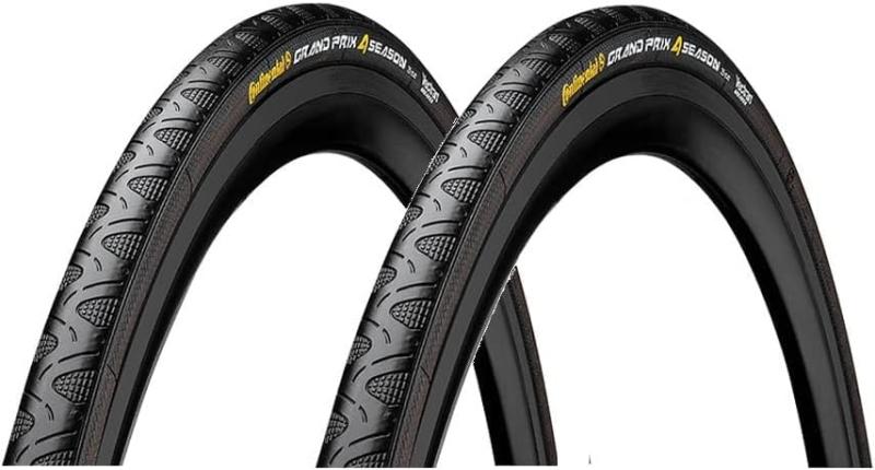 2本セット Continental(コンチネンタル) Grand Prix 4-Season グランプリ 4シーズン 700c ブラック/ブラック (700x28c) [並行輸入品]