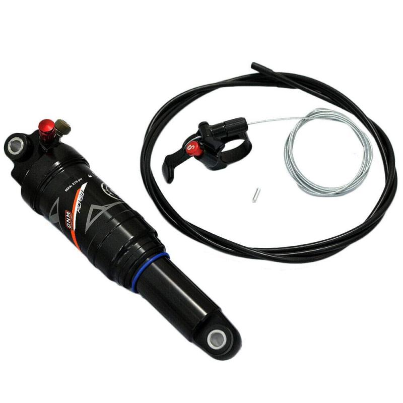 DNM AO-38RL Mountain Bike Air Rear Shock with Remote Control 190 x 50mm, ST1943- Eyelet diameter: 8mm- Eyelet width: 24m...