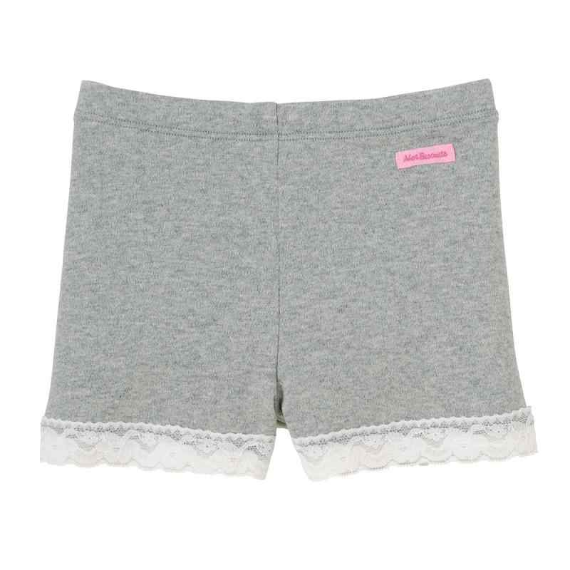 ミキハウス ホットビスケッツ (MIKIHOUSE HOT BISCUITS) オーバーパンツ 72-3101-978黒・グレースムース ライトグレーベア天竺プリント黒・グレー綿100％ ライトグレー綿95％、ポリウレタン5％タイ