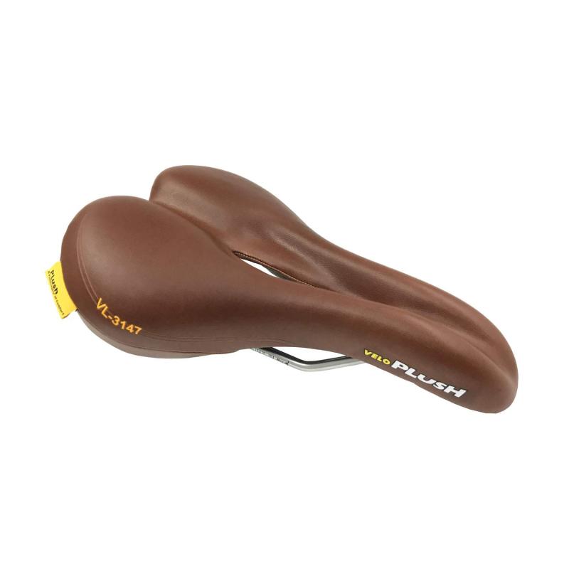 VELO(ベロ) Plush VL-3147 男性向けサドル 06-BROWN SL-OTR-M003サイズ:275x180mm重量:415g男性向けサドルカラー：ブラウン
