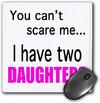 【中古】【輸入品・未使用】3Drose LLC 8 X 8 X 0.25 Inches Mouse Pad, You Can't Scare Me...I Have Two Daughters (Mp_112253_1)【メーカー名】3D ...