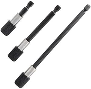 【中古】【輸入品・未使用】TIMESETL 磁気ドライバービットホルダー 3個セット 2.5インチ 4インチ 6インチ 六角シャンク 1/4インチ クイックチェンジ ドリルビット延長セット【メーカー名】TIMESETL【メーカー型番】TXJ...