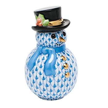 【中古】【輸入品・未使用】ヘレンドの磁器Snowman FigurineブルーFishnet【メーカー名】Herend【メーカー型番】VHB-05290-0-00【ブランド名】Herend【商品説明】ヘレンドの磁器Snowman Figur...