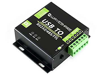 【中古】【輸入品・未使用】Waveshare USB - RS232 / RS485 / TTL産業用アイソレーテッドコンバータ オリジナルFT232RL 埋込保護回路とアルミ合金エンクロージャ付き 産業用コントロール機器用【メーカー名】W...