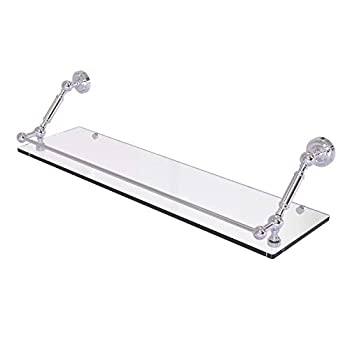 【中古】【輸入品・未使用】Dottingham 30 Inch Floating Glass Shelf with Gallery Rail - DT-1-30-GAL-PC【メーカー名】Avondale Decor LLC【メーカー型番】...