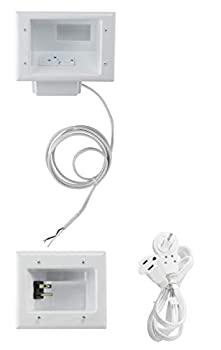 【中古】【輸入品・未使用】DATACOMM ELECTRONICS 50???8823-wh-kitフラットパネルテレビケーブルオーガナイザーキットwithデュプレックスサージ電源ソリューション機器コンピュータアクセサリ【メーカー名】DAT...