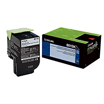【中古】【輸入品・未使用】Lexmark 801SK - Black - original - toner cartridge LCCP%カンマ% LRP - for Lexmark CX310dn%カンマ% CX310n%カンマ% CX4...