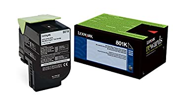 【中古】【輸入品・未使用】Lexmark 801K - Black - original - toner cartridge LCCP%カンマ% LRP - for Lexmark CX310dn%カンマ% CX310n%カンマ% CX41...
