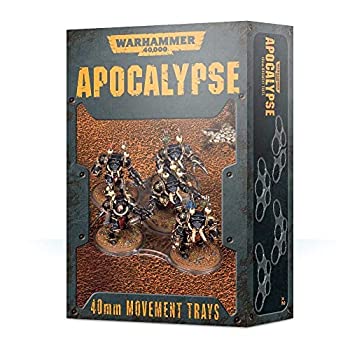 【中古】【輸入品・未使用】ウォーハンマー 40K:アポカリプスムーブメントトレイ(40mm)【メーカー名】ゲームズワークショップ【メーカー型番】99220199073【ブランド名】Warhammer 40000【商品説明】ウォーハンマー 4...