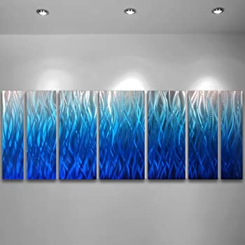 【中古】【輸入品・未使用】%ダブルクォーテ% Blue Flame %ダブルクォーテ%現代抽象壁アート彫刻メタル絵画インテリア【メーカー名】Enlightening Environments【メーカー型番】Blue Flame【ブランド名】...