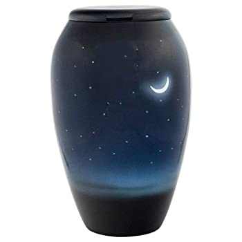 【中古】【輸入品・未使用】イブニングスカイ壺、ブルーメタルFuneral Urn for a Star Astronomy Enthusiast ブルー【メーカー名】Silverlight Urns【メーカー型番】MRJ-140【ブランド名...