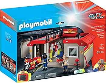 【中古】【輸入品・未使用】PLAYMOBIL Take Along Fire Station Playset【メーカー名】【メーカー型番】5663【ブランド名】Playmobil - Cranbury ngcklj【商品説明】PLAYMOB...