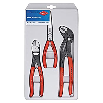 【中古】【輸入品・未使用】Knipex 002006S1 Cobra Adjustable Gripping Pliers - 3 Pc. Set, 7 in. , 1 0 in. and 1 2 in.【メーカー名】Kni...
