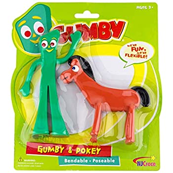 【中古】【輸入品・未使用】Action Figures - Gumby & Pokey 6%ダブルクォーテ% Set Bendable Rubber Toys New gp-116 [並行輸入品]【メーカー名】NJ Croce - Toys...