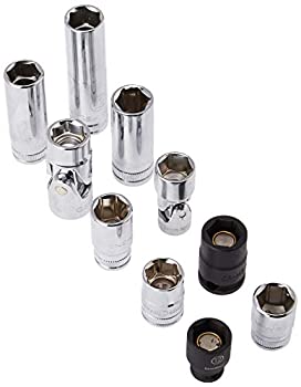 【中古】【輸入品・未使用】GEARWRENCH 10 Pc. 1/4%ダブルクォーテ% & 3/8%ダブルクォーテ% Drive 6 Pt. 12mm Single Size Socket Set - 80576 141［並行輸入］【メーカ...