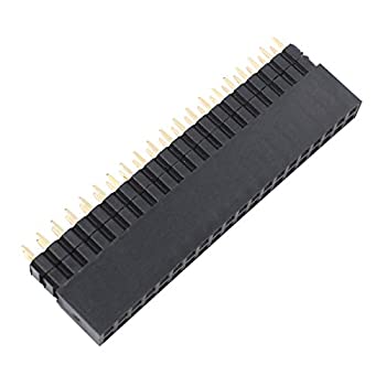【中古】【輸入品・未使用】HELLOYEE 2x20 ピン 0.1%ダブルクォーテ%間隔 GPIO メス ヘッダ コネクタ ソケット for Raspberry Pi A+ Pi Model B+ Pi 2 Pi 3 Pi 4（パック5個）...