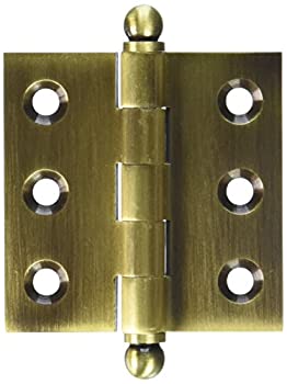【中古】【輸入品・未使用】2 in. x 2 in. Solid Brass Cabinet Hinge w Ball Tips - Pair (Set of 10) (Antique Brass)【メーカー名】Deltana【メーカー型番...