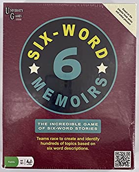 【中古】【輸入品・未使用】6 Word Memoirs Family Card Game【メーカー名】University Games【メーカー型番】1299【ブランド名】University Games【商品説明】6 Word Memoi...