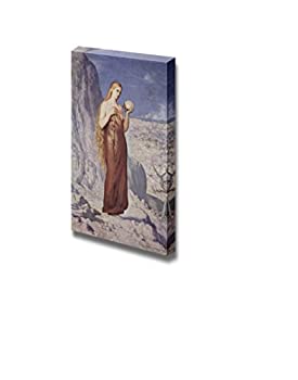 【中古】【輸入品・未使用】wall26???Mary Magdalene in the Desert by Pierre C。Puvis de Chavannes???キャンバス印刷ウォールアート有名なペイントReproduction 12...