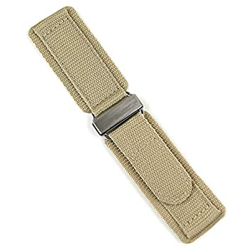 【中古】【輸入品・未使用】B & R Bands 20mm カーキ ナイロン フック N' ループ ウォッチバンド ストラップ - ステンレススチール - ミディアムレングス【メーカー名】B and R Bands【メーカー型番】【ブランド...